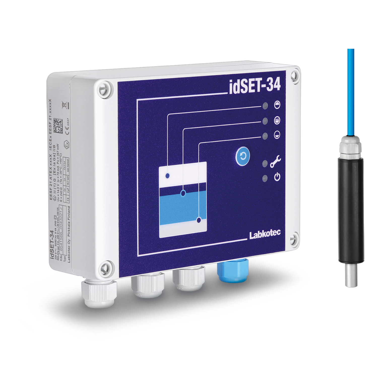 idSET-34 LIQ high liquid level alarm - Labkotec.fi